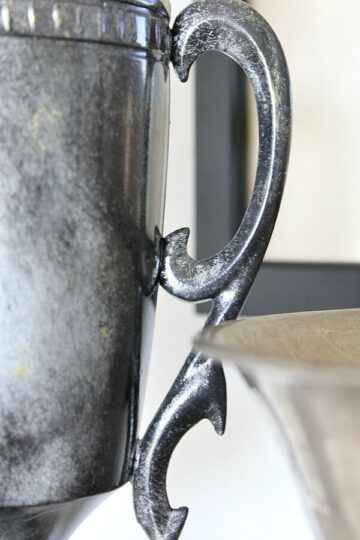 DIY Tarnished Trophy - a tutorial on how to get that tarnished look