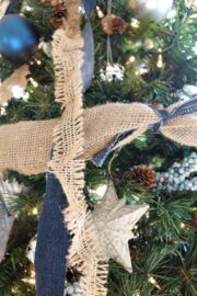 Denim Christmas Tree - the DIY version