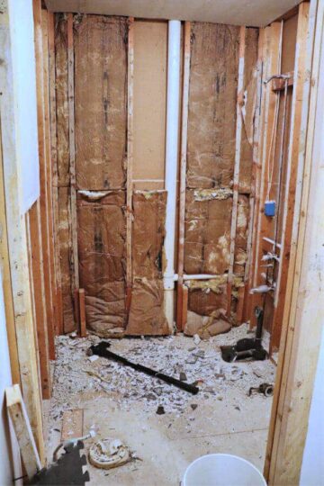 Master Bath Demolition - how our design plan is unfolding