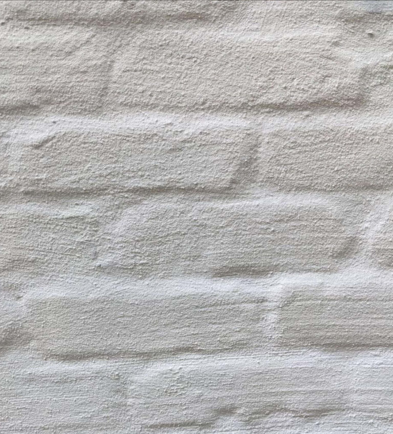 How to Makeover a Brick Fireplace with Lime Slurry